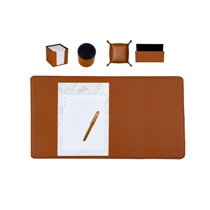 Sous-main de Bureau en Cuir | Élégance et Organisation - Frandi